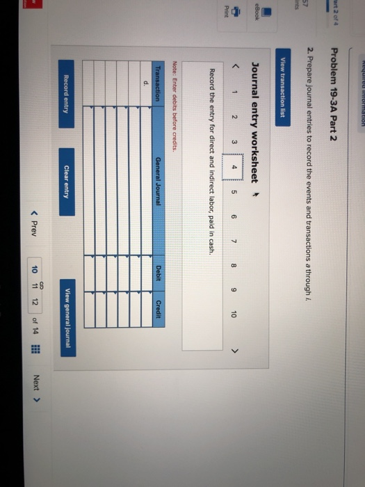 Solved Problem 19-3A Source documents, journal entries The | Chegg.com