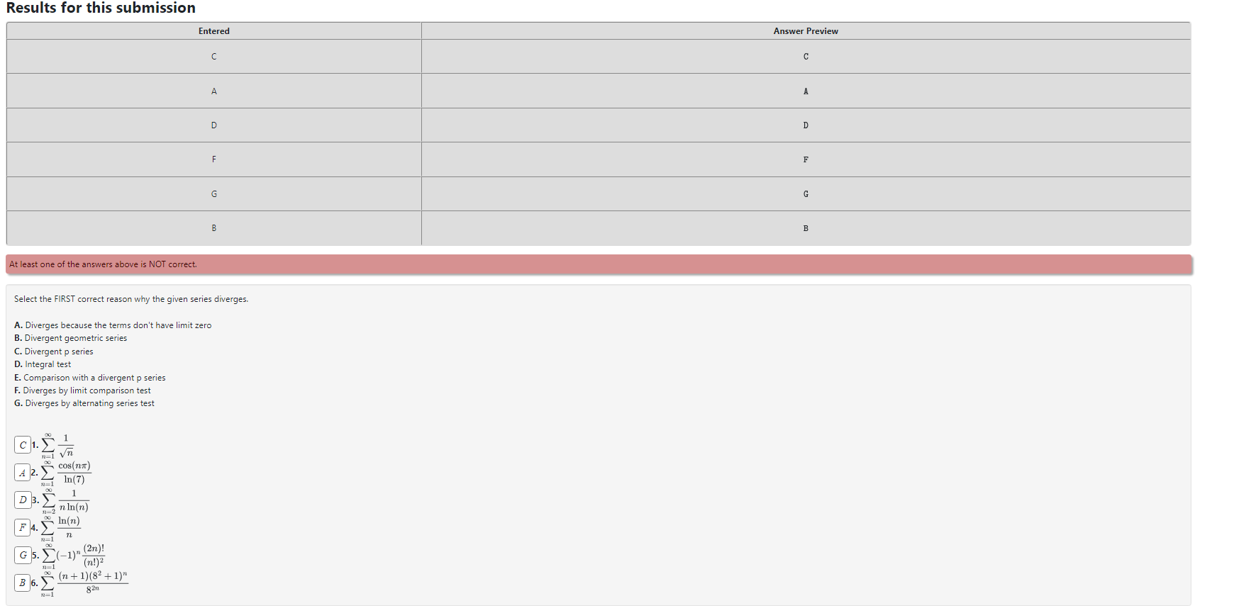 Solved Results for this submission \\begin{tabular}{|c|c|c|} | Chegg.com