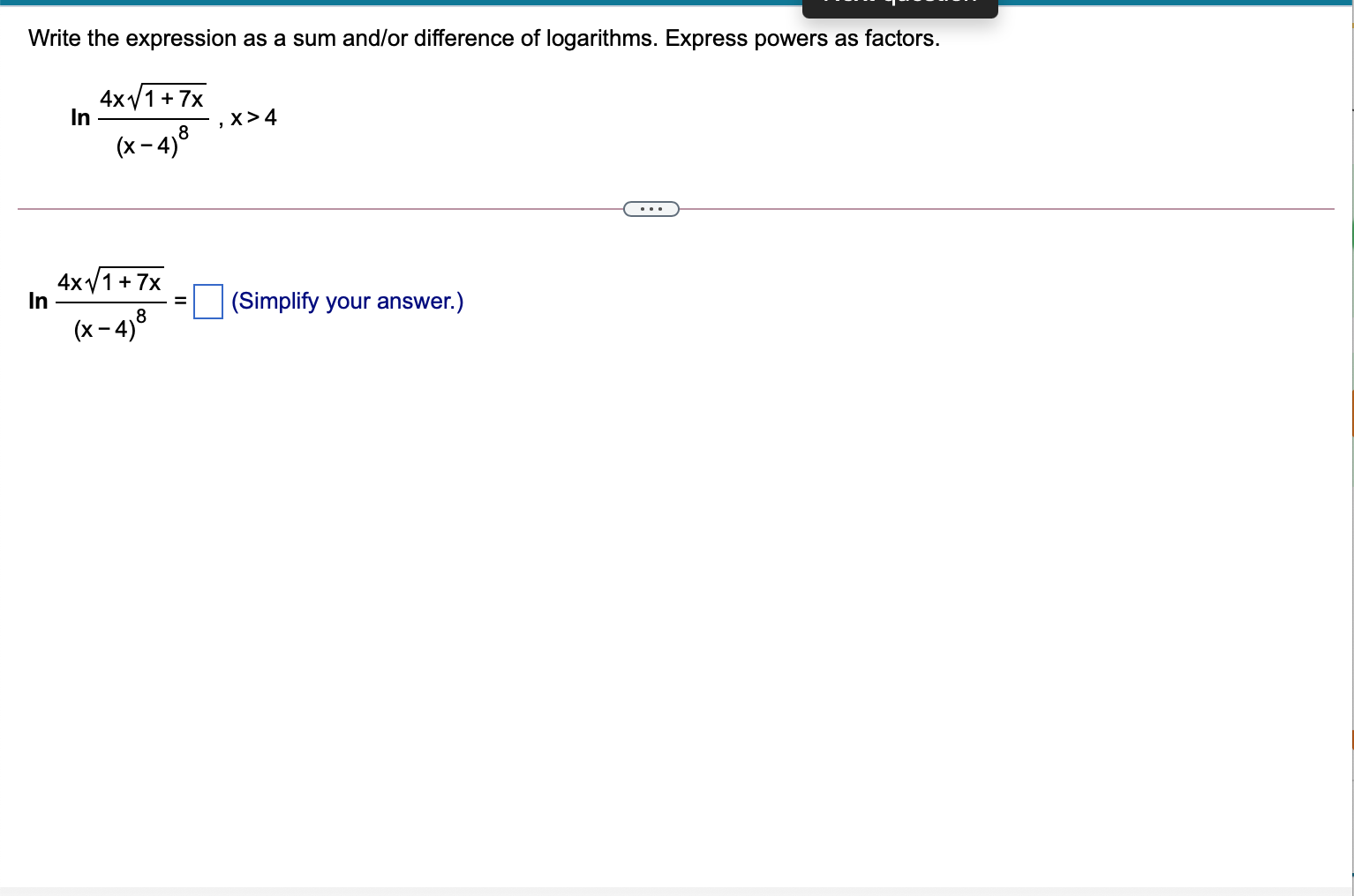 Solved Write the expression as a sum and/or difference of | Chegg.com