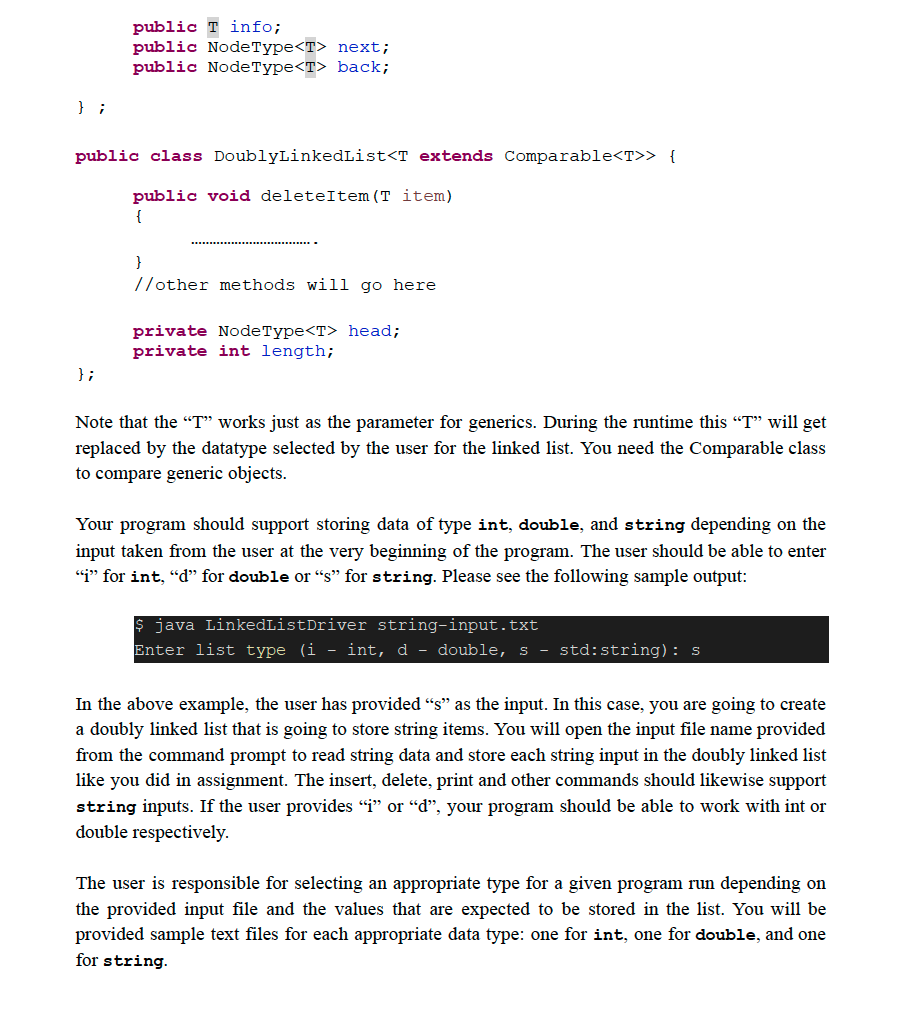 This Assignment Is To Implement A Sorted Doubly 0883