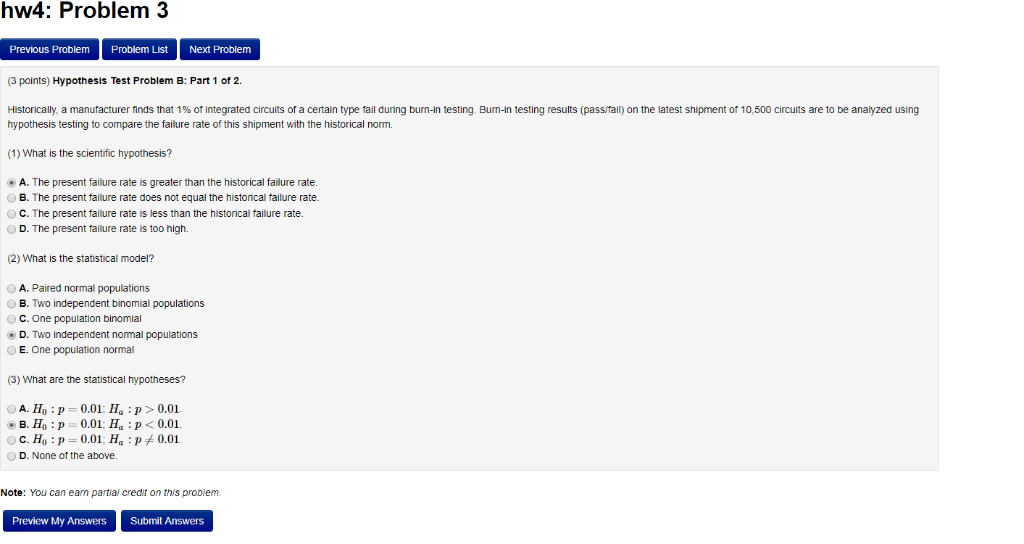 Solved hw4: Problem 3 Previous Problem Problem List Next | Chegg.com