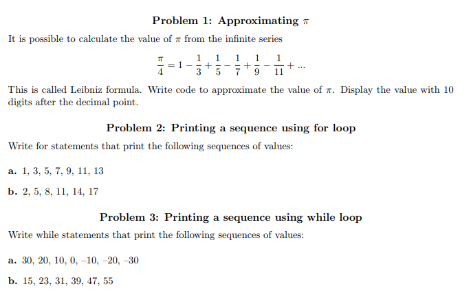 Solved It Is Possible To Calculate The Value Of π From The