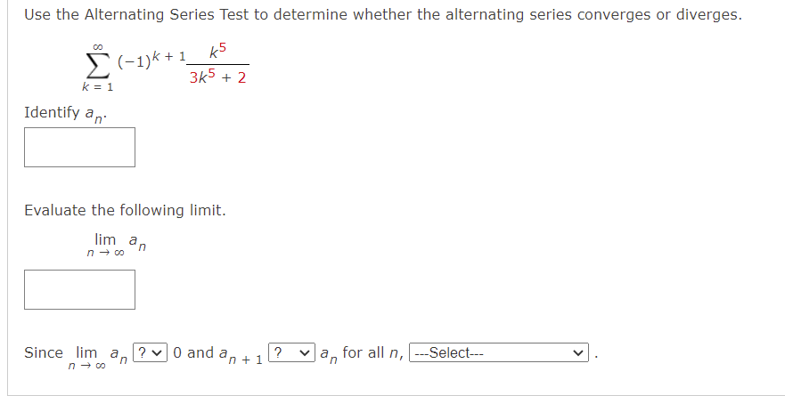 Solved Use the Alternating Series Test to determine whether | Chegg.com