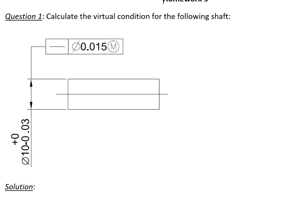 Solved Question 1: Calculate the virtual condition for the | Chegg.com
