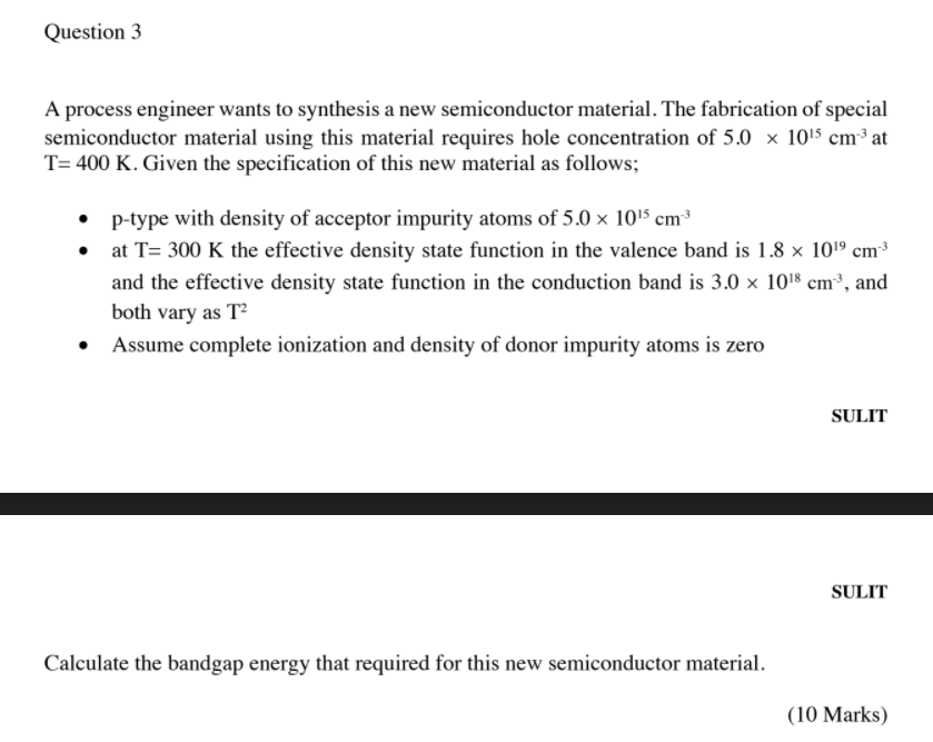 Solved Question 3 A process engineer wants to synthesis a | Chegg.com