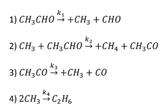 Solved Please A simplified version of the CH3CHO | Chegg.com