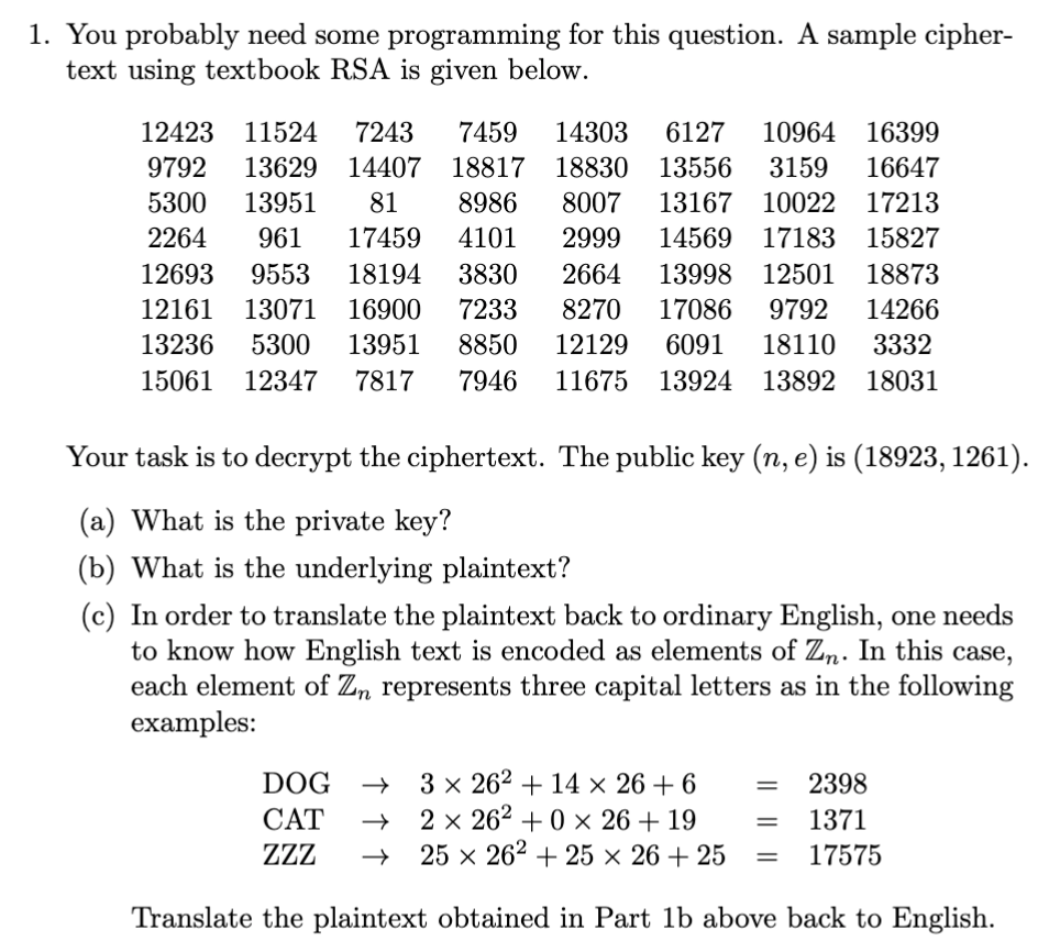 Solved You probably need some programming for this question. | Chegg.com