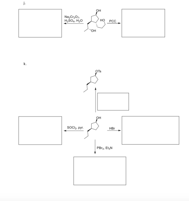 Solved 1. EtBr, Mg, THF 2. H2O g- 1. EtBr, Mg, THF h. os 1. | Chegg.com