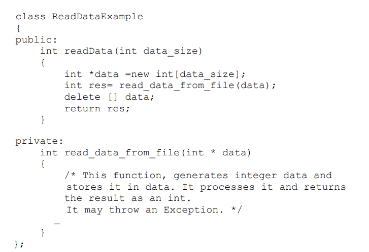 Solved b) The following code (on the next page) shows an | Chegg.com