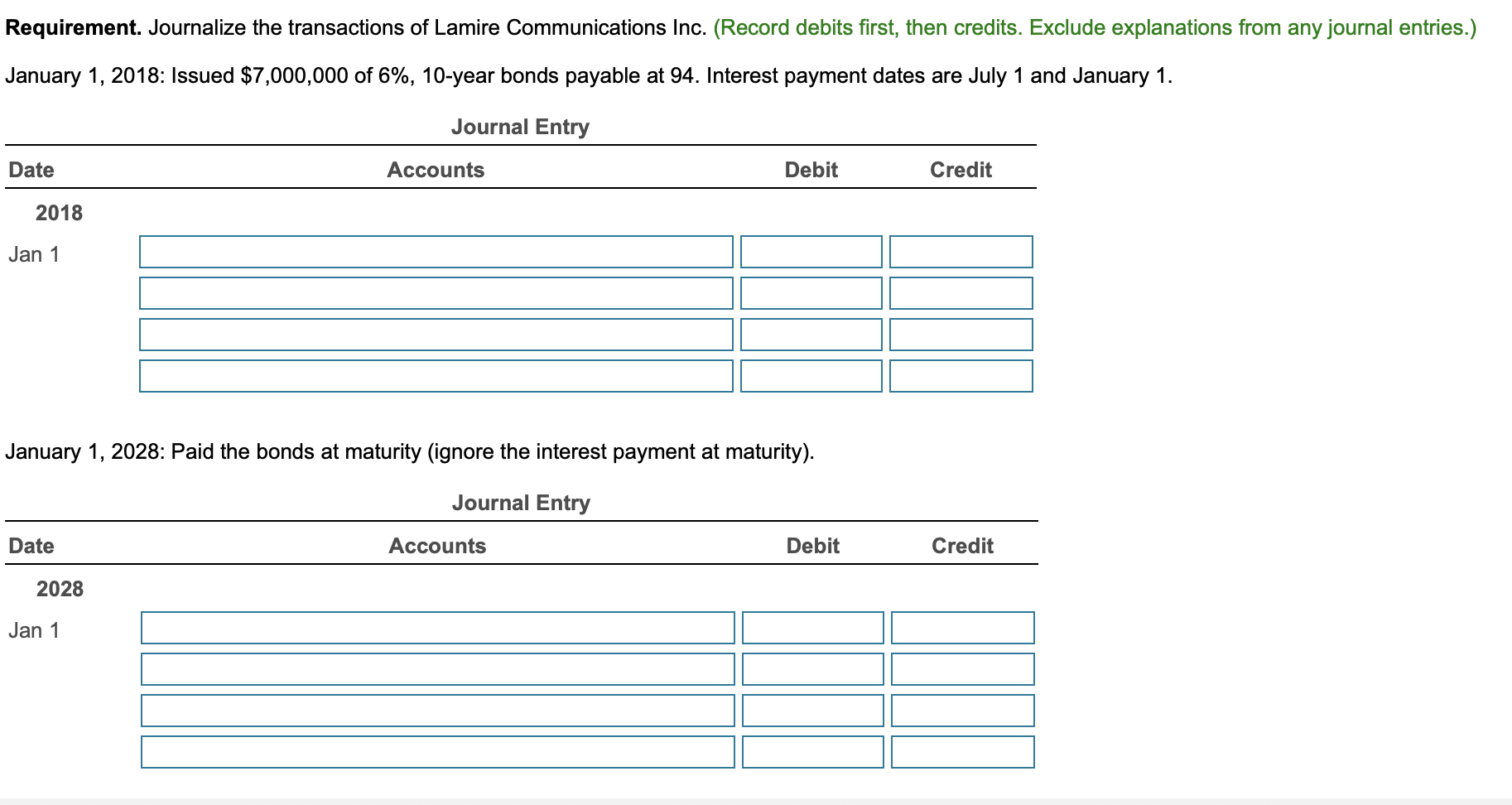 Solved Requirements 1. Journalize the transactions of Lamire | Chegg.com