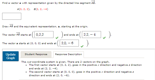Solved Find a vector a with representation given by the | Chegg.com