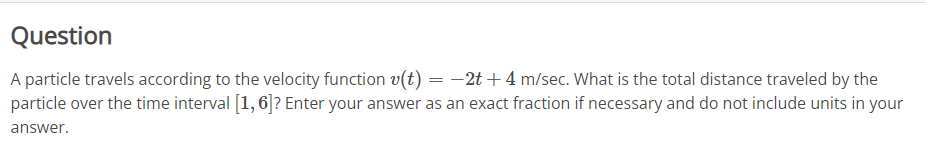 Solved A particle travels according to the velocity function | Chegg.com