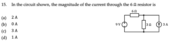 Solved 15. In the circuit shown, the magnitude of the | Chegg.com