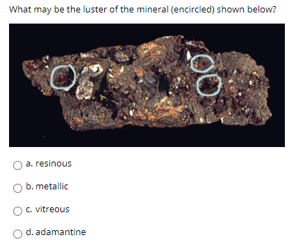 Solved What is exhibited by the crystal of amethyst below: | Chegg.com