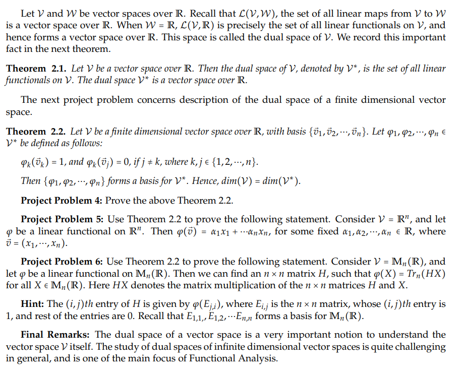 Solved Let V and W be vector spaces over R. Recall that | Chegg.com