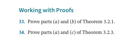 Solved Working with Proofs 33. Prove parts (a) and (b) of | Chegg.com