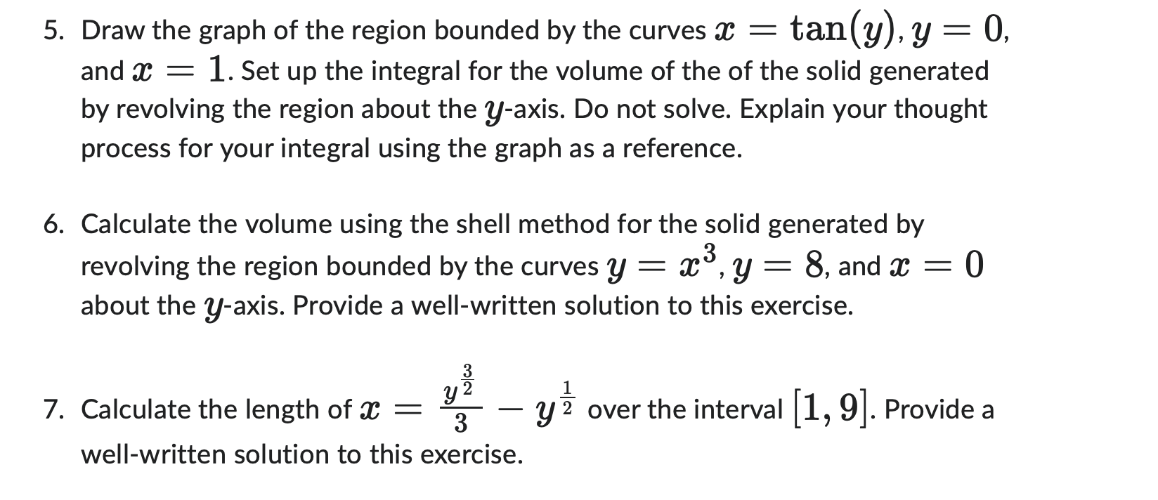 Solved 5. Draw the graph of the region bounded by the curves | Chegg.com