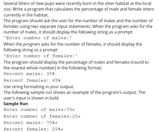 Solved Several litters of new pups were recently born in the | Chegg.com