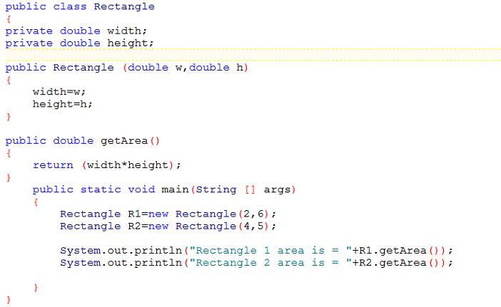 Solved Public Class Rectangle Private Double Width Private 