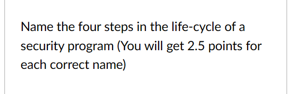 Solved It is more secure to develop cryptographic algorithms | Chegg.com