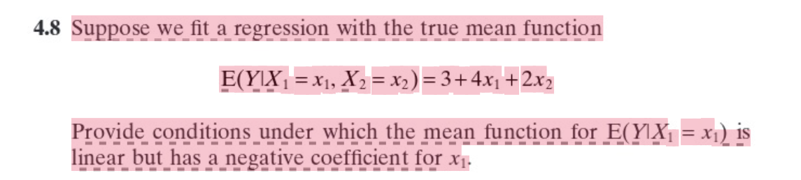 Suppose we fit a regression with the true mean | Chegg.com