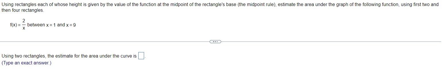 Solved then four rectangles. f(x)=x2 between x=1 and x=9 | Chegg.com