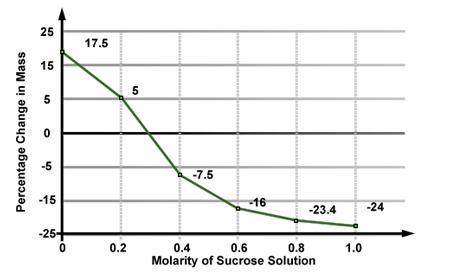 Solved A student set out to determine the water potential of | Chegg.com