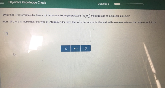 Solved Objective Knowledge Check Question 6 what kind of | Chegg.com