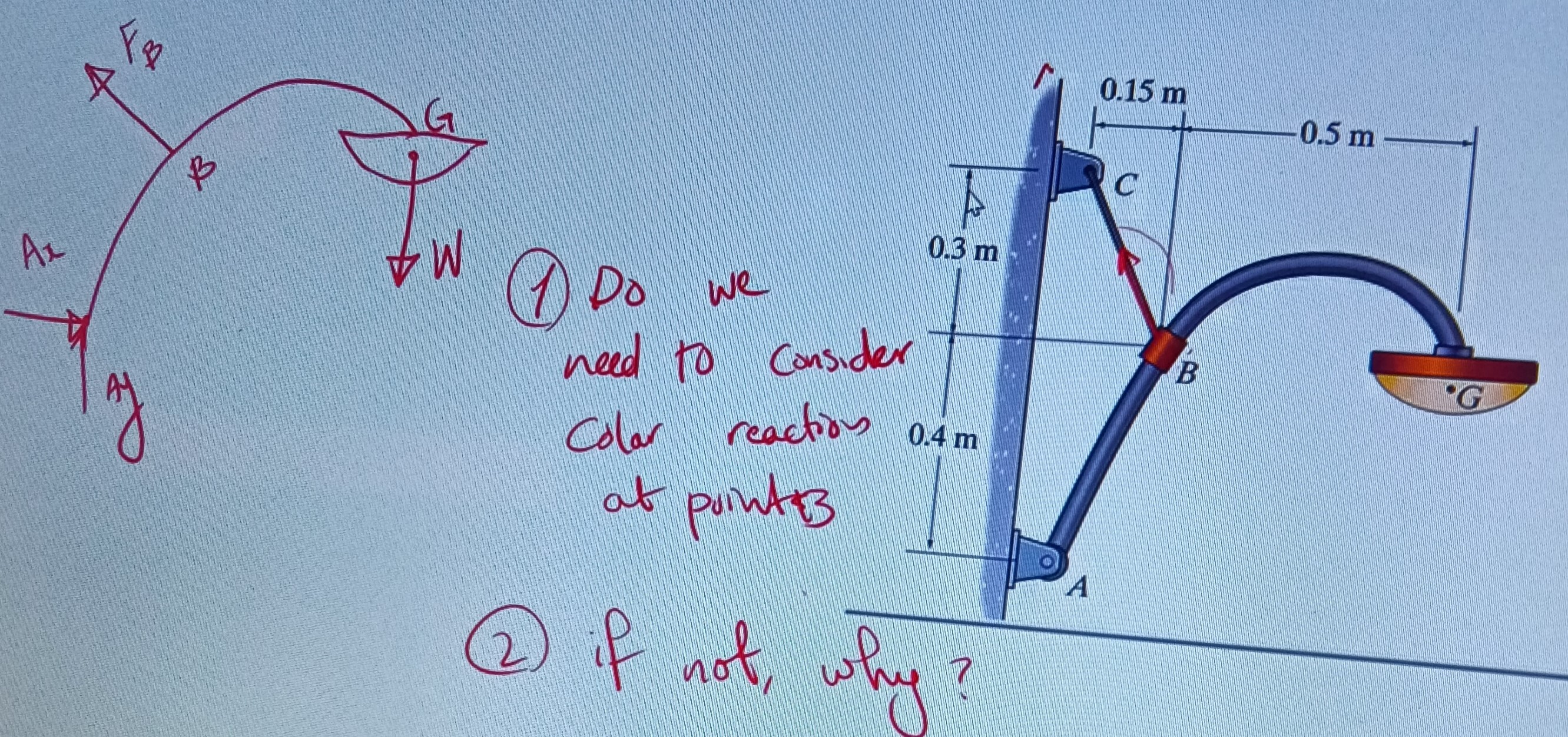Solved (1) Do we need to consider Colar reaction 0.4 m at | Chegg.com