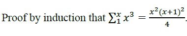 Solved Proof by induction that \\( \\sum_{1}^{x} | Chegg.com
