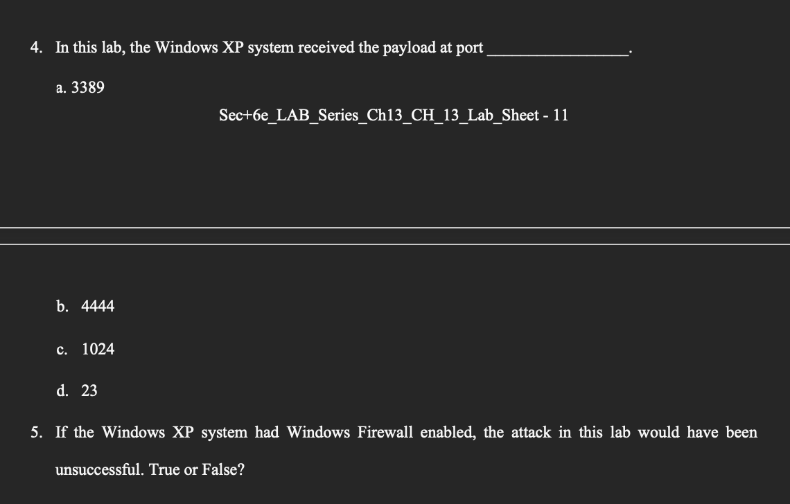 Solved Review Questions 1. Approximately how many Metasploit | Chegg.com