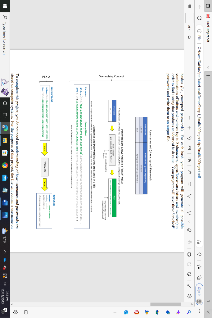 Solved hashes (i.e., encrypted passwords). For each hash, | Chegg.com