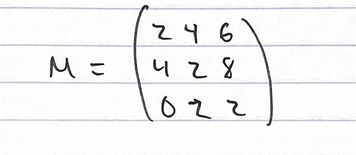Solved Convert the following matrix into triangular format. | Chegg.com