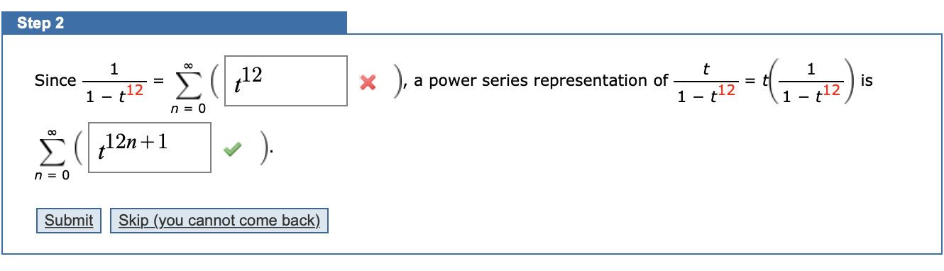 Solved Tutorial Exercise Evaluate The Indefinite Integral As 0112