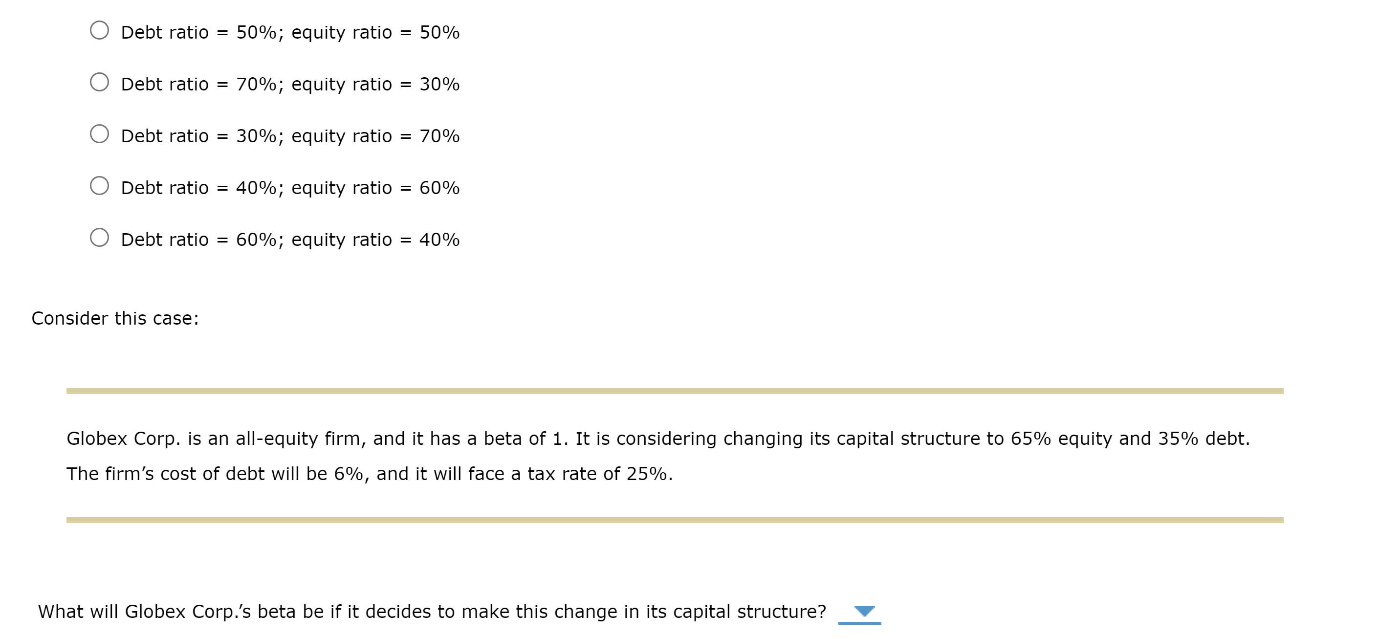 Solved 4. Determining the optimal capital structure | Chegg.com
