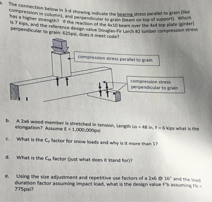 Solved a. The connection below in 3-d showing indicate the | Chegg.com