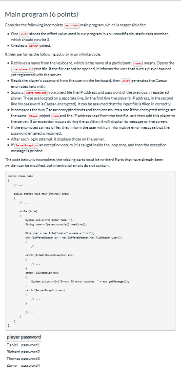 (ASAP) JAVA Programming: Any help is welcome. You | Chegg.com