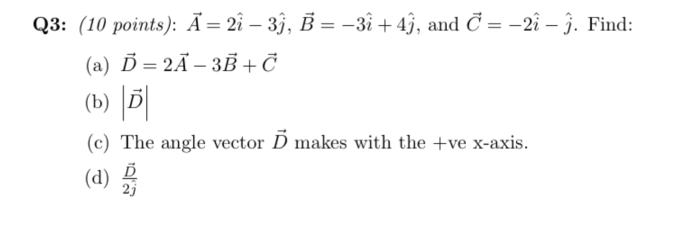 Solved Q3: (10 ﻿points): | Chegg.com