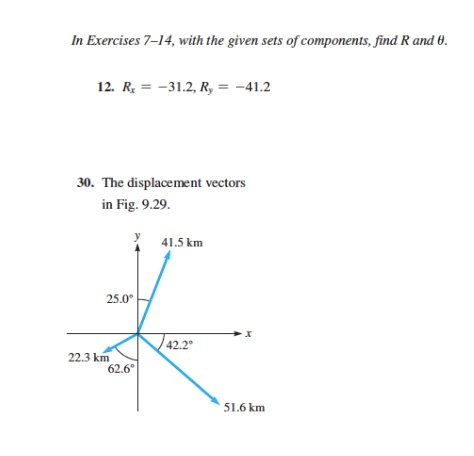 Solved In Exercises 7-14, with the given sets of components, | Chegg.com