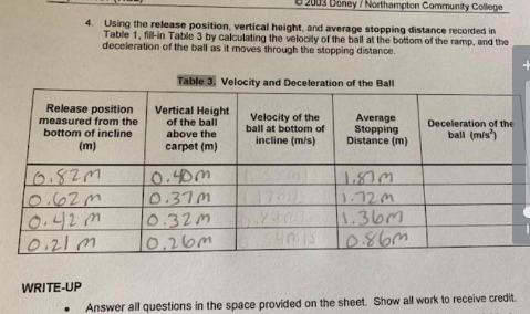 Solved How do you find the velocity and deceleration with | Chegg.com