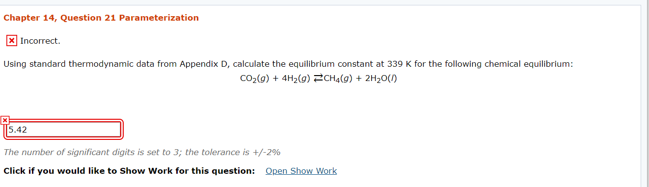 Solved Chapter 14 Question 21 Parameterization Incorrect