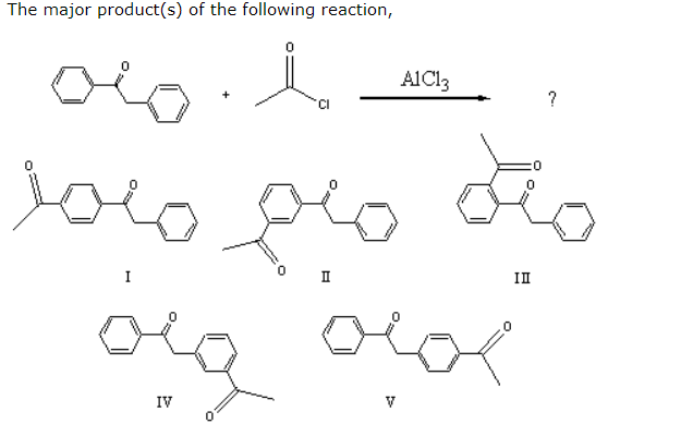 Solved The major product(s) of the following reaction, AlCl3 | Chegg.com