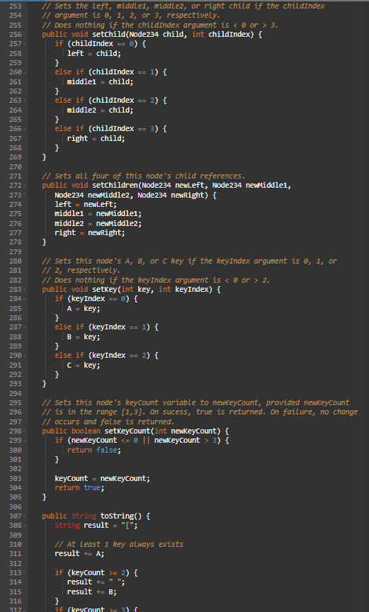 Solved In this lab, the Tree234 class is extended to support | Chegg.com