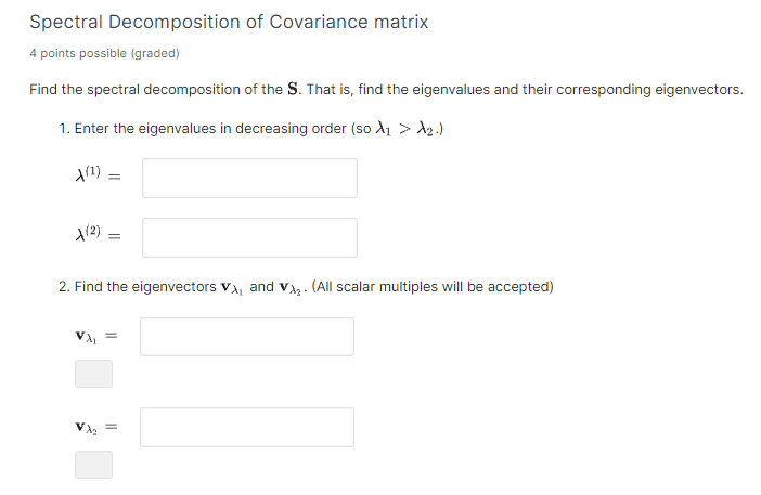 Solved Conceptual example IV: 4 data points in 2D 1.0/1 | Chegg.com