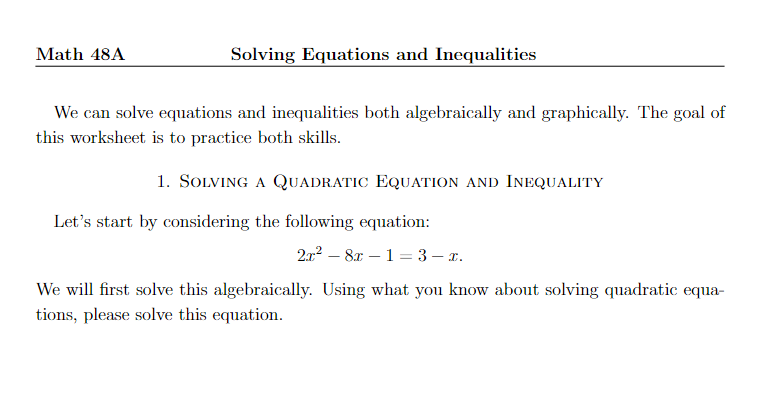 Solved We can solve equations and inequalities both | Chegg.com Solved We can solve equations and inequalities both | Chegg.com