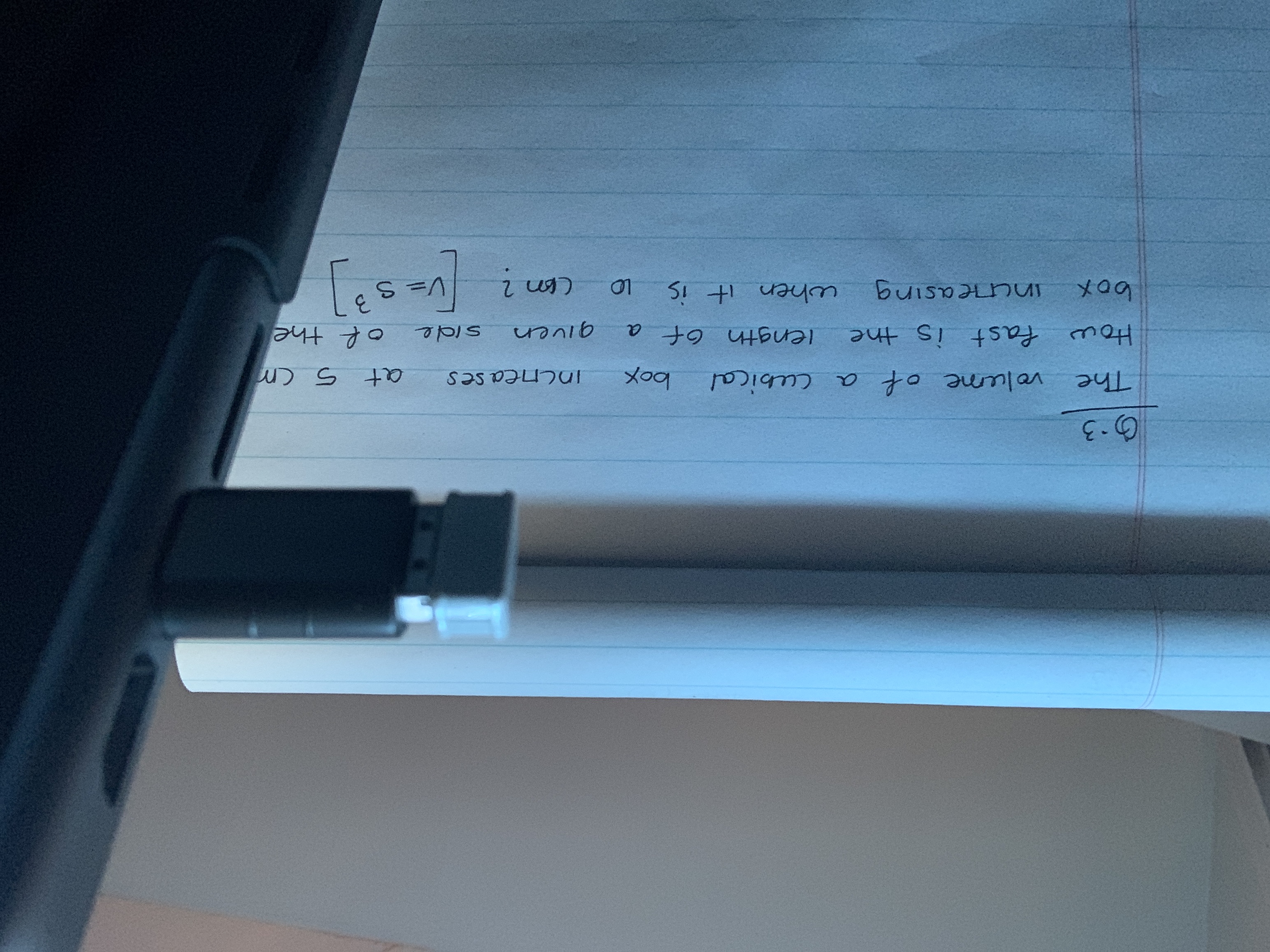 Solved Q.3The volume of a cubical box increases at | Chegg.com