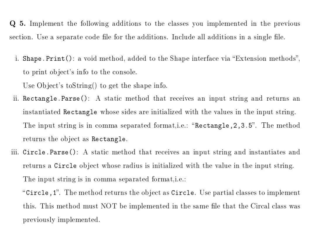 Solved 4.2 Object Queries using C# and LINQ Q 4. Implement | Chegg.com
