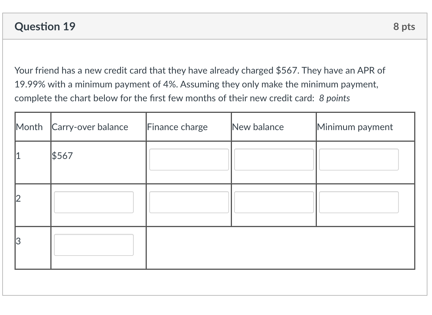 Solved Your friend has a new credit card that they have | Chegg.com