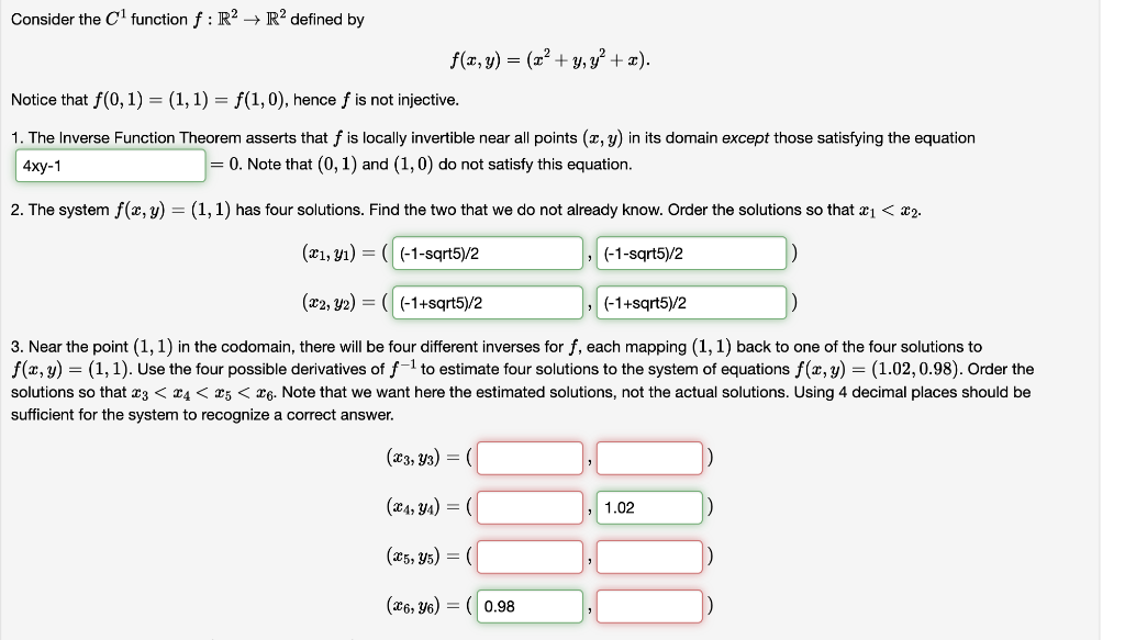 Solved this is the whole question just answer the incorrect | Chegg.com