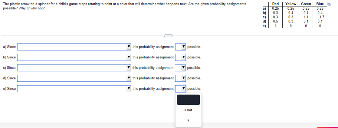Solved The plastic arrow on a spinner for a child's game | Chegg.com